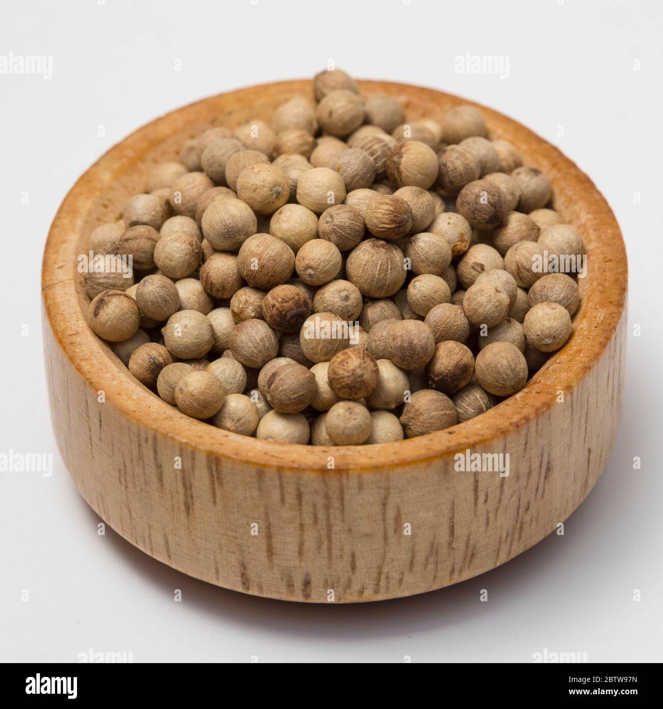 Closu-up image of white pepper on white background Stock Photo - Alamy