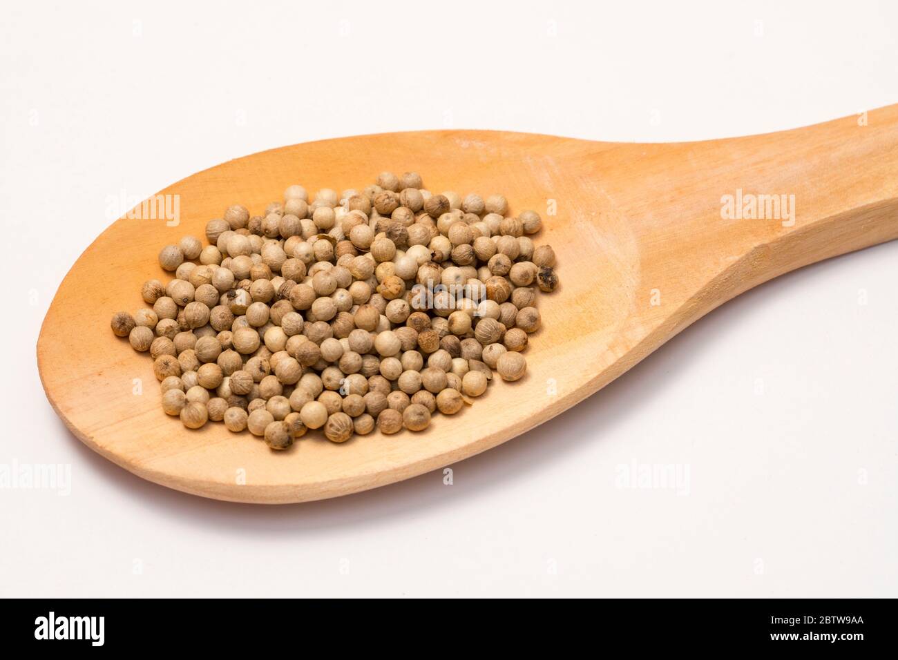 Closu-up image of white pepper on white background Stock Photo - Alamy