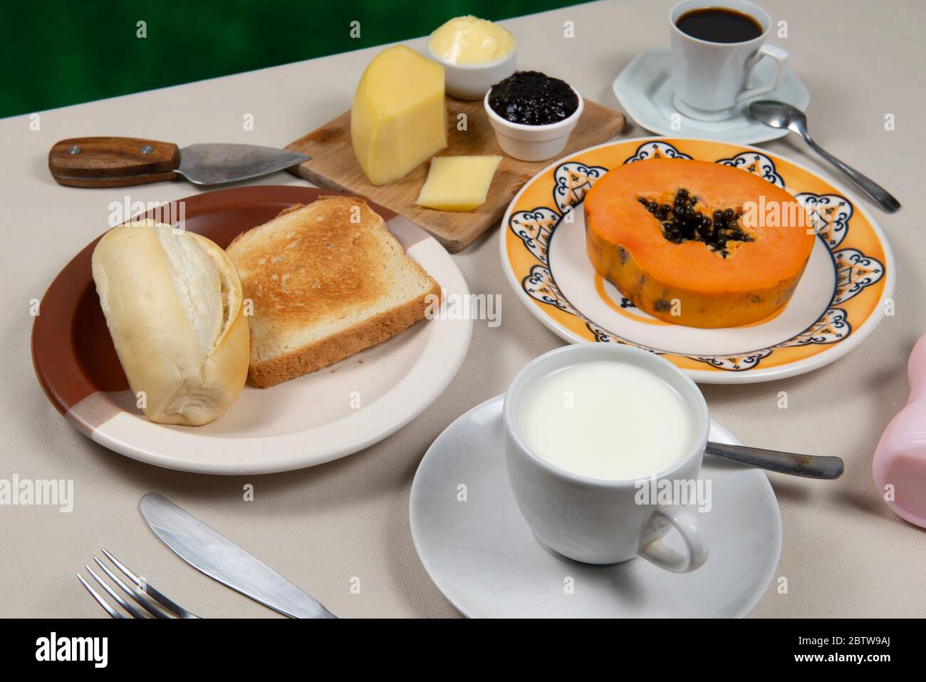 Traditional Brazilian Breakfast