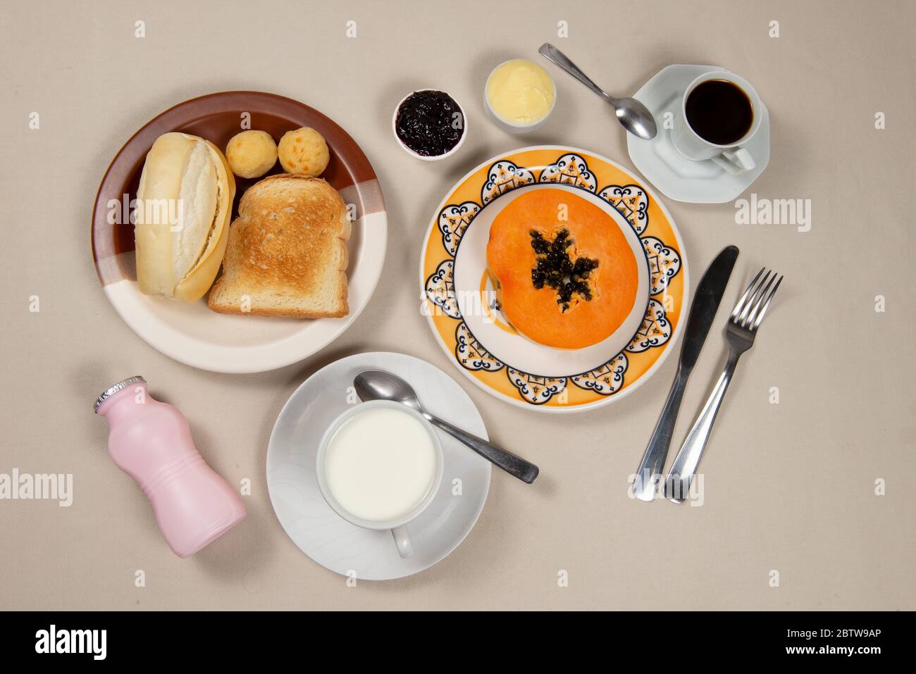 Traditional Brazilian Breakfast