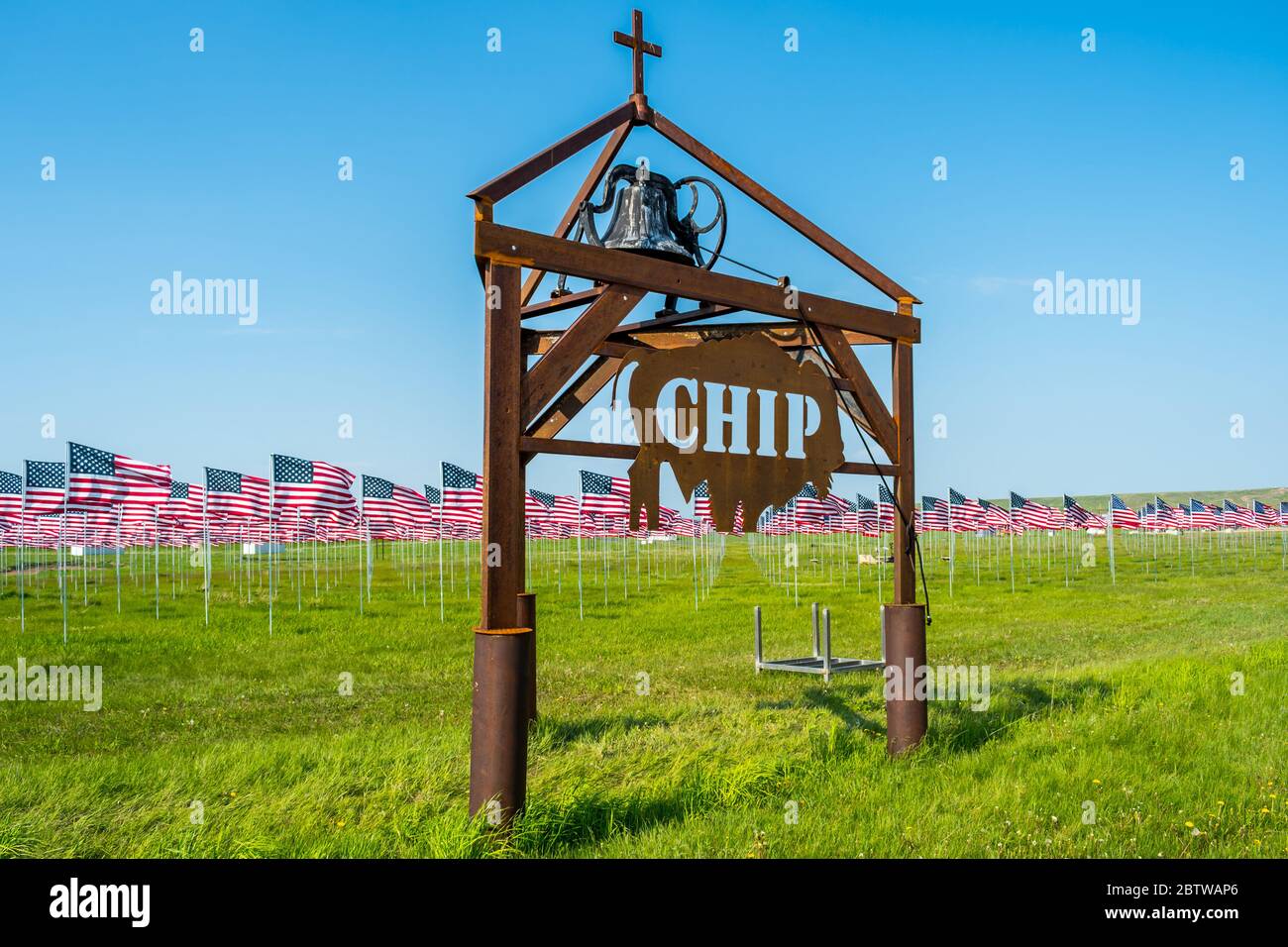 Sturgis, SD, USA - May 29, 2019: The Buffalo Chip Campground Stock ...