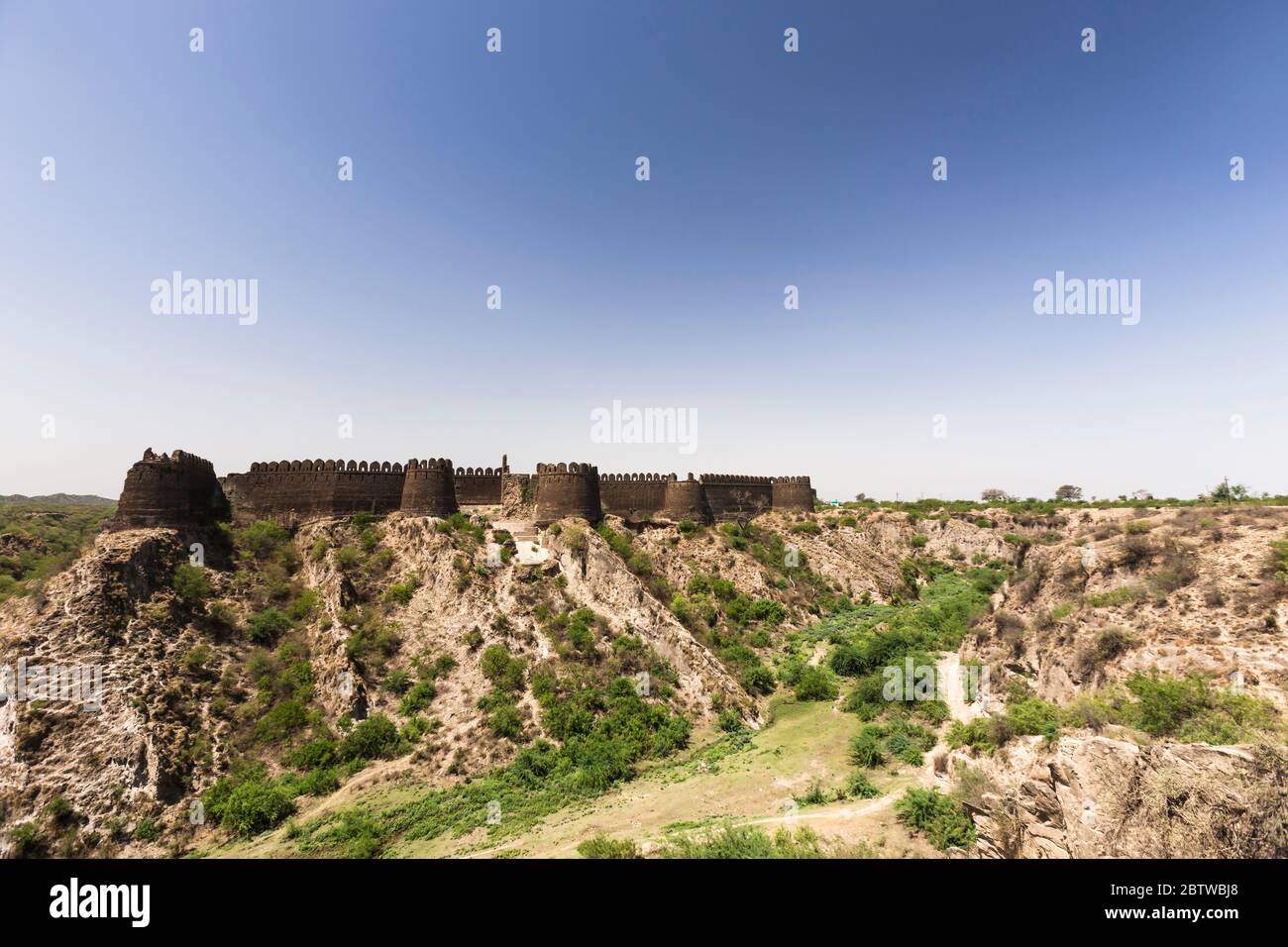 Rohtas Fort, Eastern walls, Jhelum District, Punjab Province, Pakistan ...