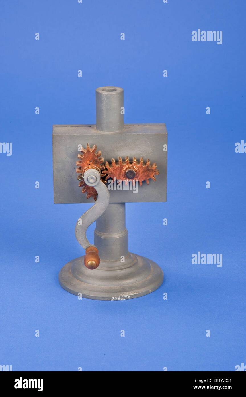 Clow Rotary Water Pump Patent Model. This model was submitted to the U ...