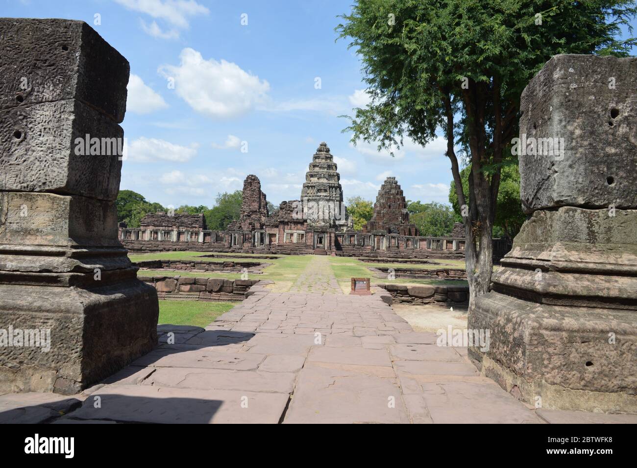 Phimai Historical Park,Phimai built according to the traditional art of ...