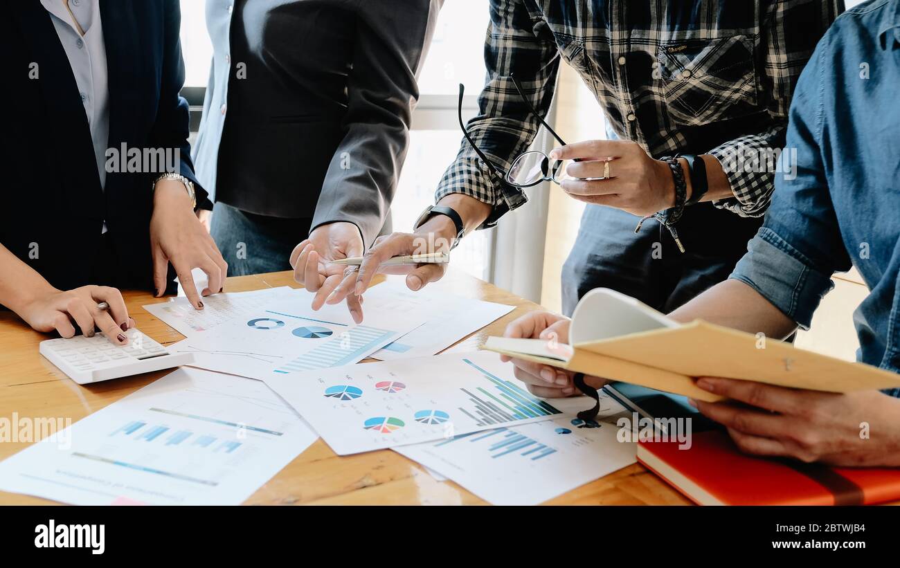 Young of Business People Meeting Conference Discussion Corporate ...