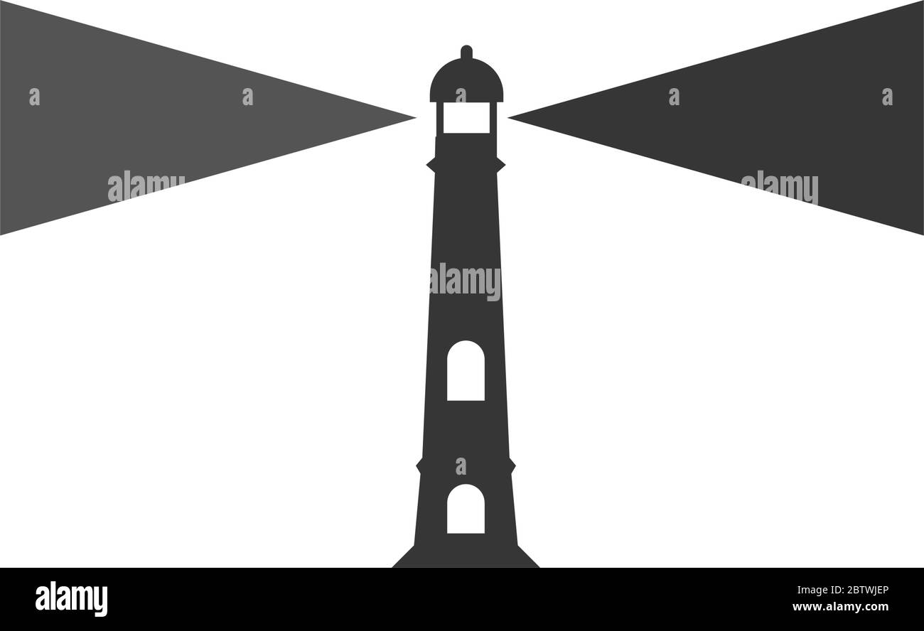 Abstract lighthouse logo hi-res stock photography and images - Alamy