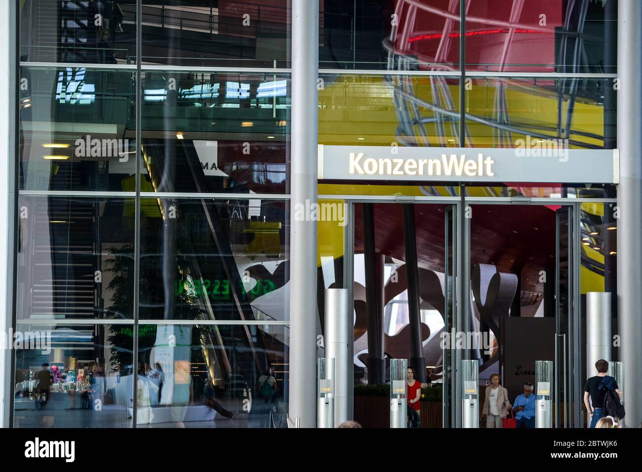 Wolfsburg with the Autostadt Museum. WOLFSBURG, GERMANY. May 19, 2016 ...