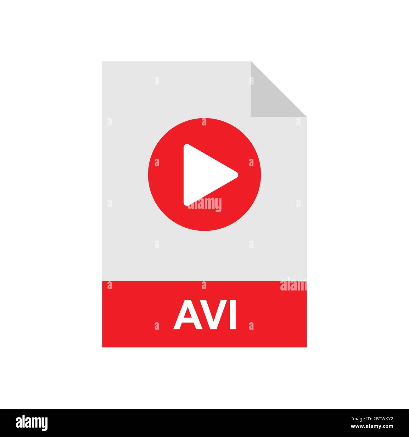 Avi format vector vectors Stock Vector Images - Alamy
