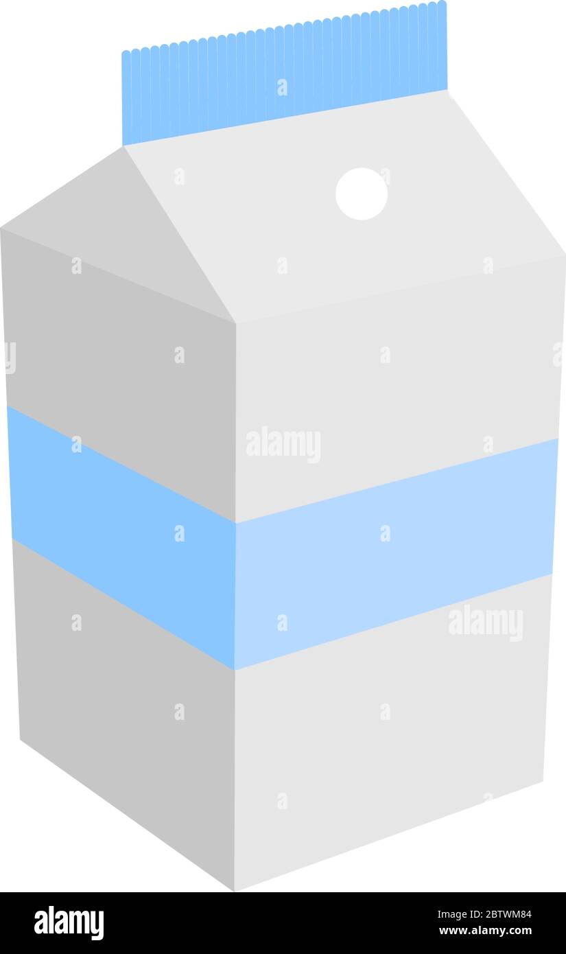 Milk isolated carton Stock Vector Images - Alamy