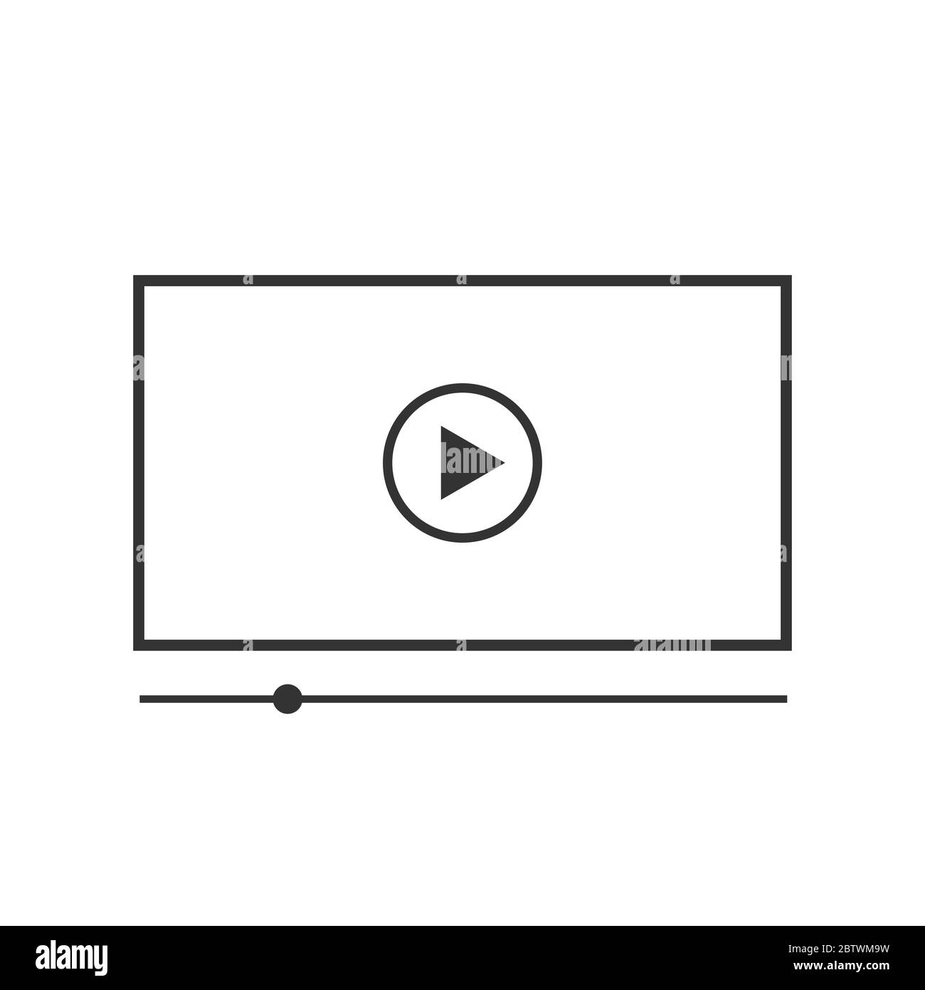 Live icon on white Black and White Stock Photos & Images - Alamy