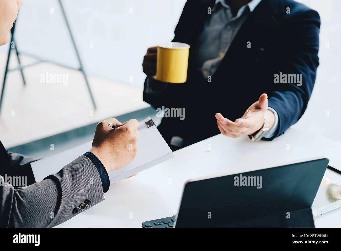 Business People Talking Start up Project Discussing Concept Stock Photo ... Business People Talking Start up Project Discussing Concept Stock Photo ...