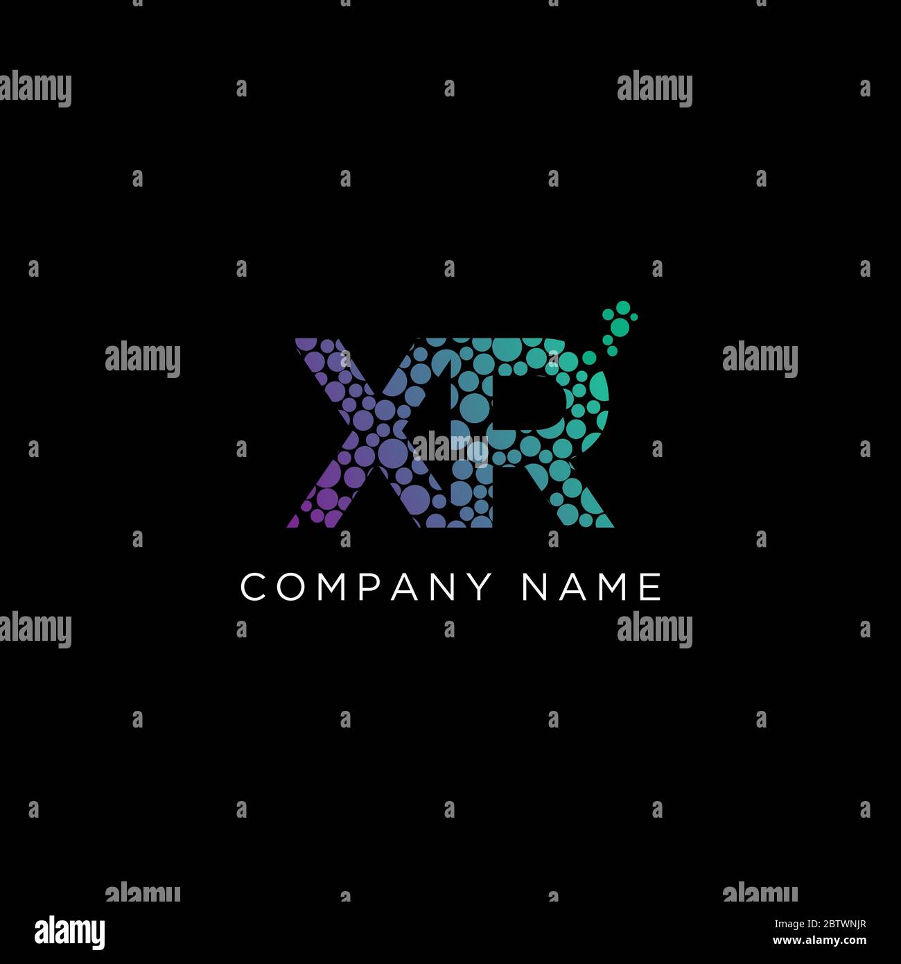 Letter xr logo hi-res stock photography and images - Alamy