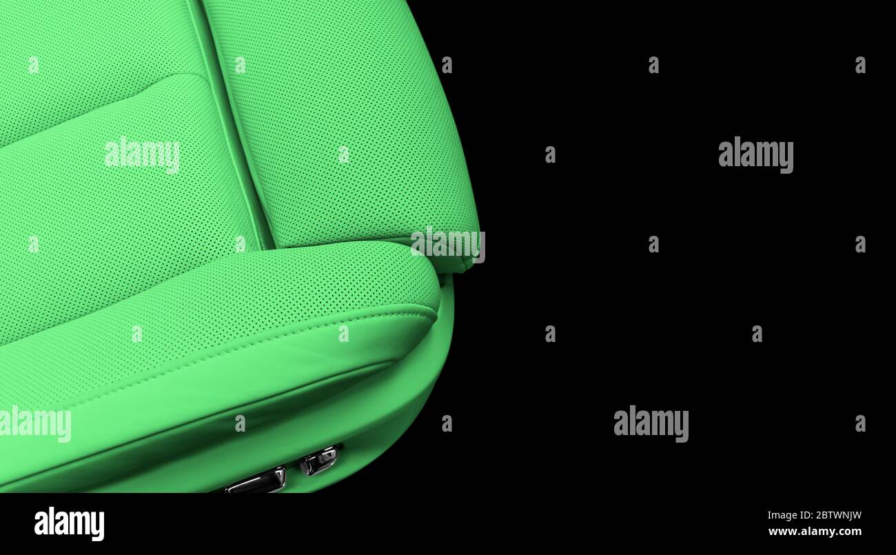 Green car stitching hi-res stock photography and images - Alamy