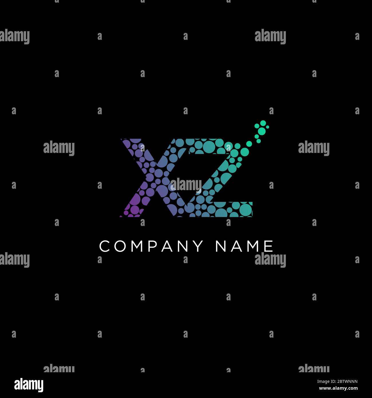 Letter xz logo hi-res stock photography and images - Alamy
