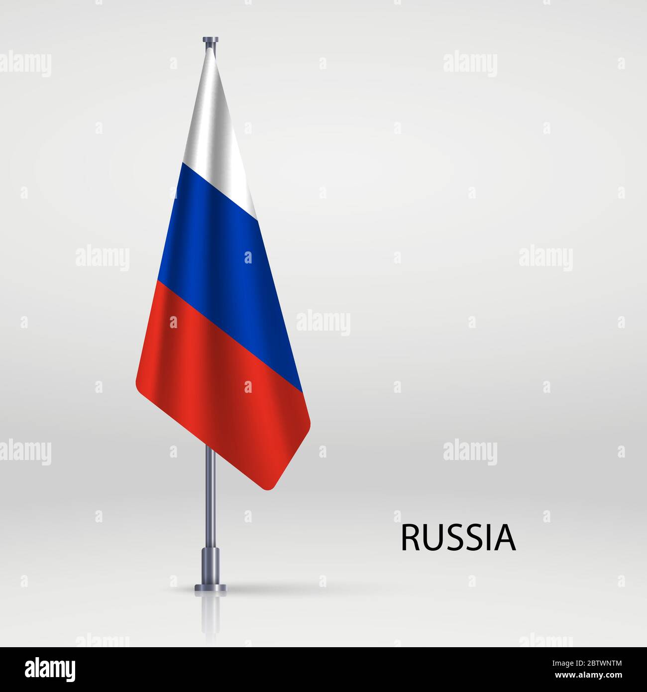 Flag russia on russian Stock Vector Images - Alamy