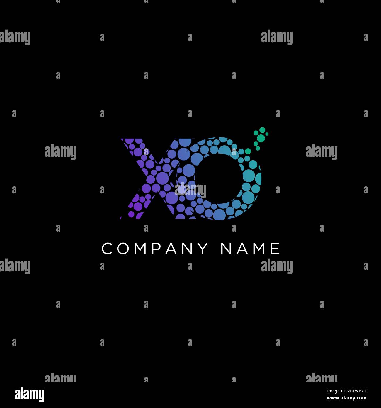 Letter xo logo hi-res stock photography and images - Alamy
