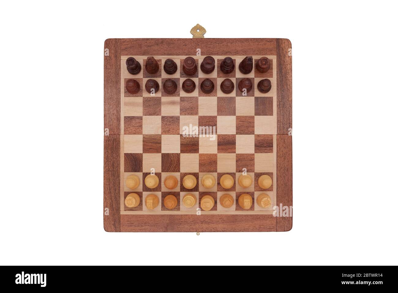 Chess board top view Cut Out Stock Images & Pictures - Alamy