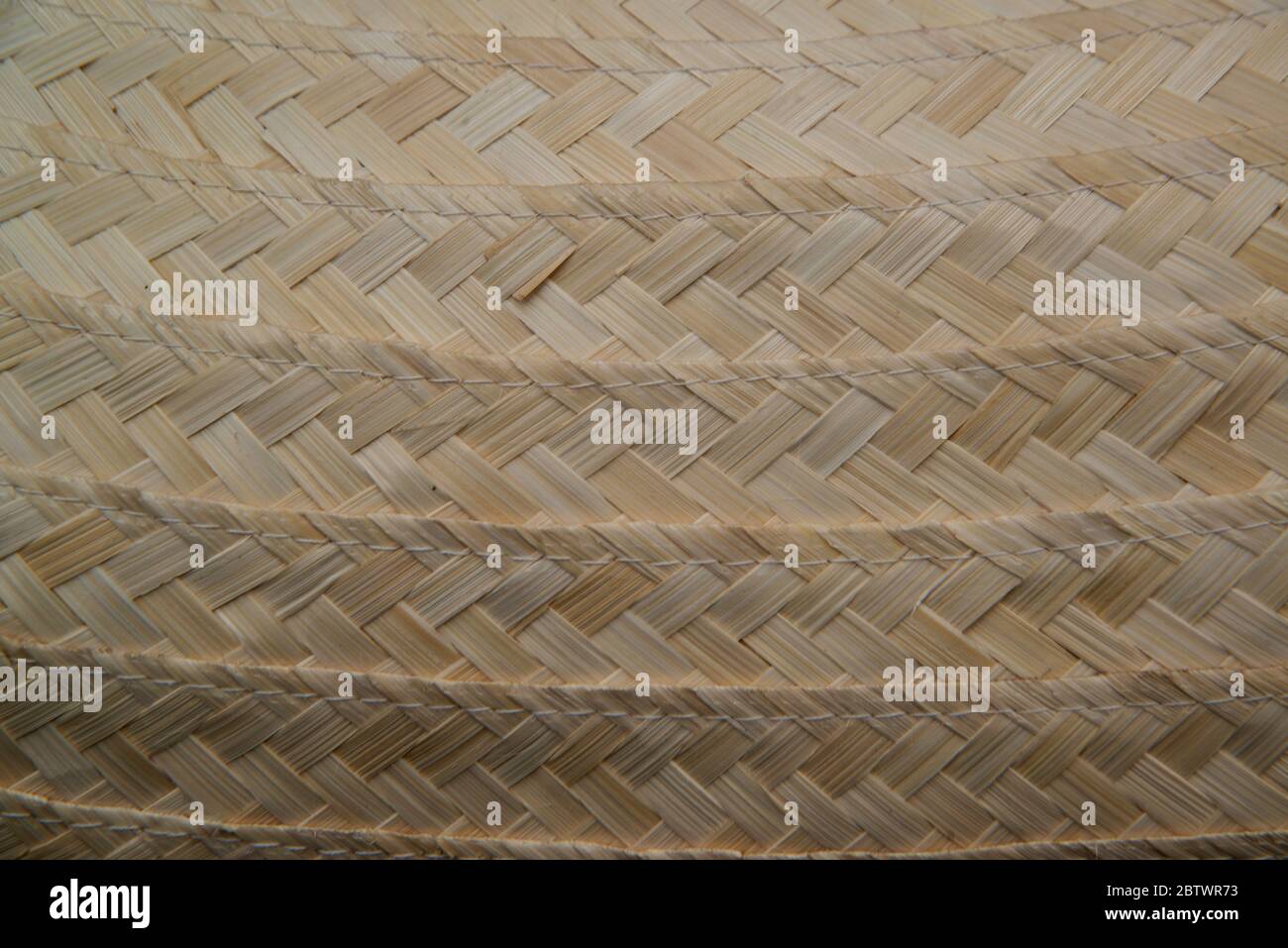 Texture and background of Thai hat made from bamboo and leaves Stock ...