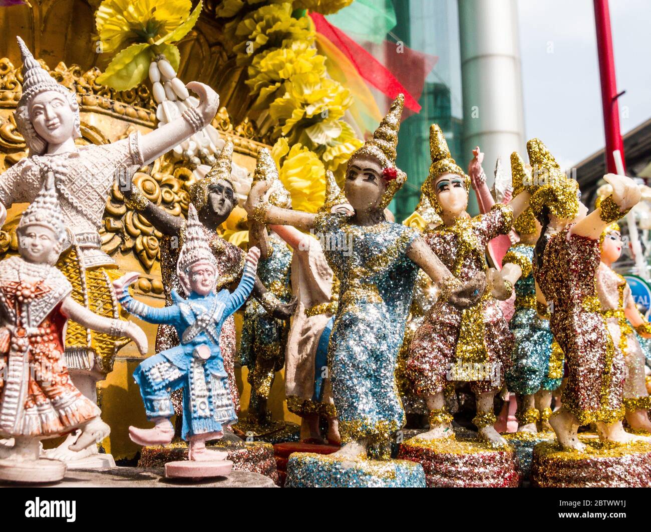 dancing dolls worship gods Stock Photo - Alamy