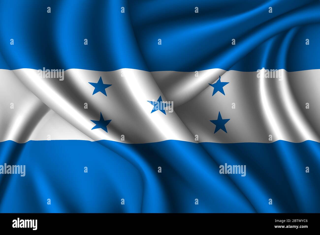 Honduras national flag hi-res stock photography and images - Alamy