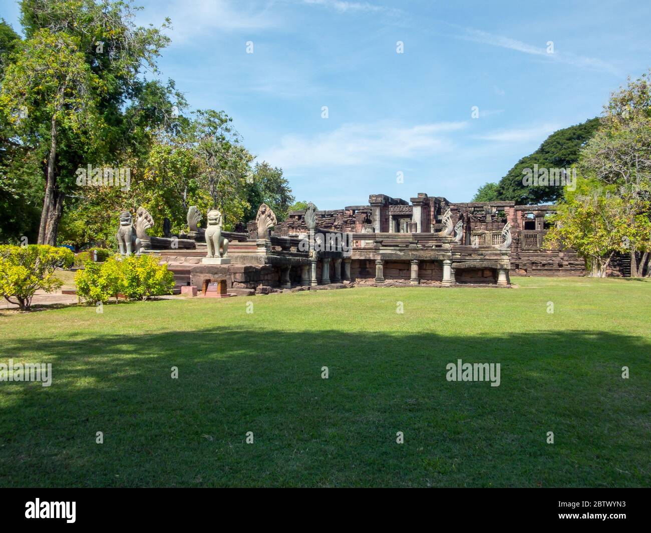 Phimai Historical Park,Phimai built according to the traditional art of ...