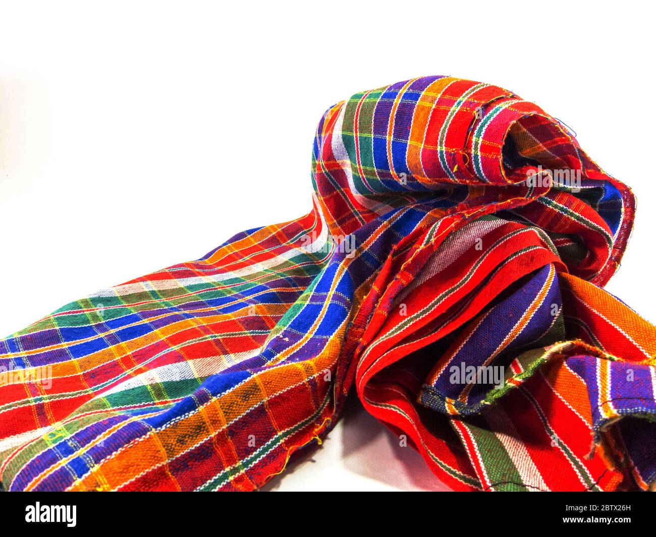 loincloth or Scottish Tissue style isolated on white background Stock ...