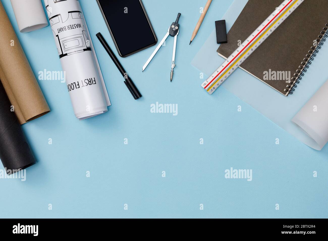 Floor plan blueprints engineering architecture hi-res stock photography ...