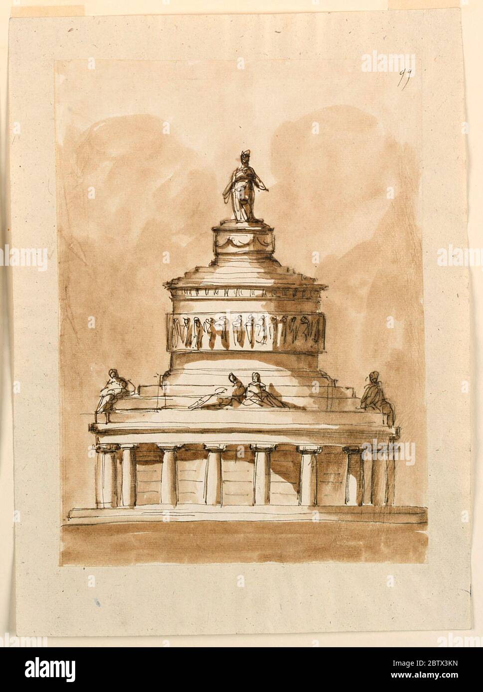 Design for the Elevation of a Sepulchral Monument. Research in ...