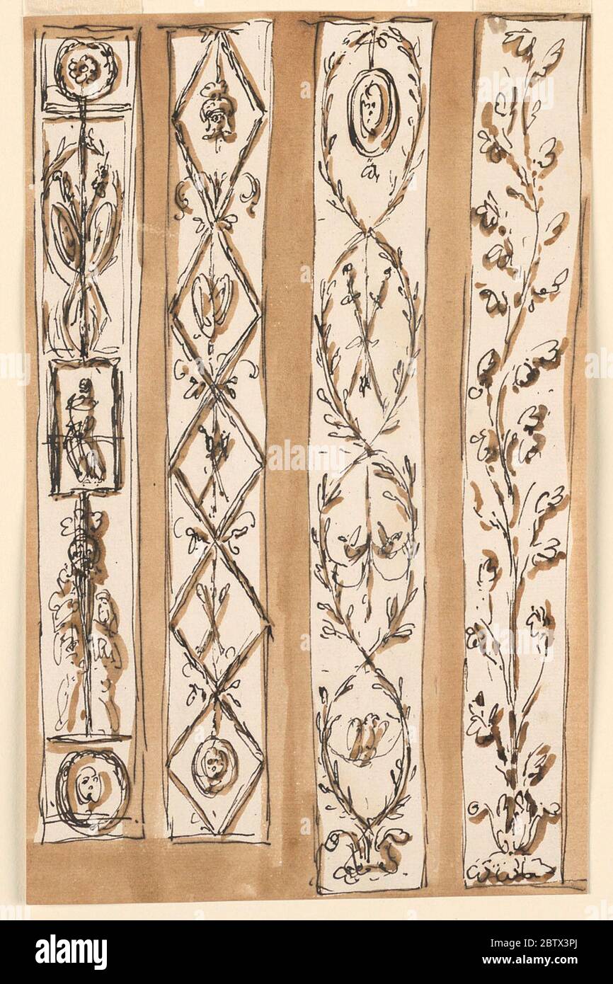 Design for Pilaster Strips. Research in Progress Stock Photo - Alamy