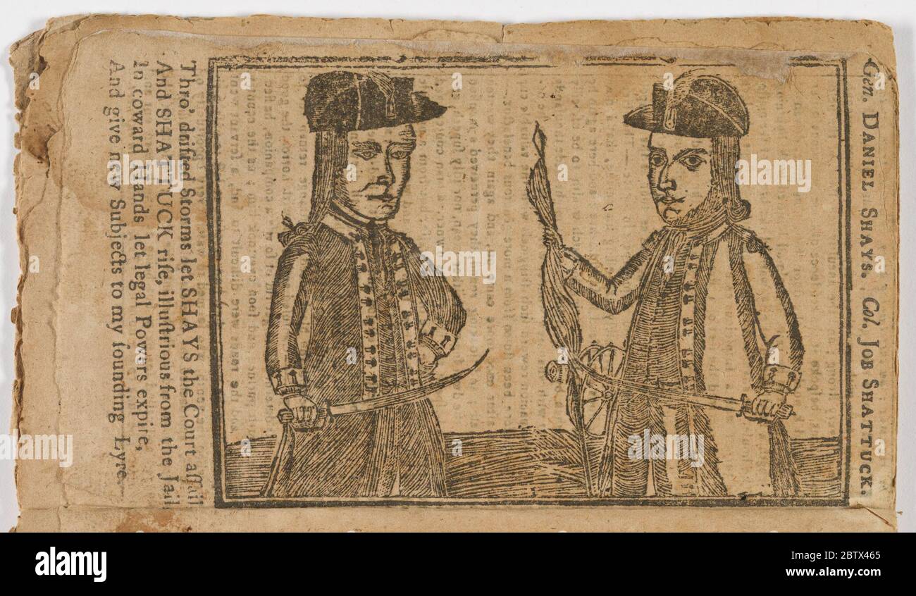 Daniel Shays and Job Shattuck. Daniel Shays, a Revolutionary War ...