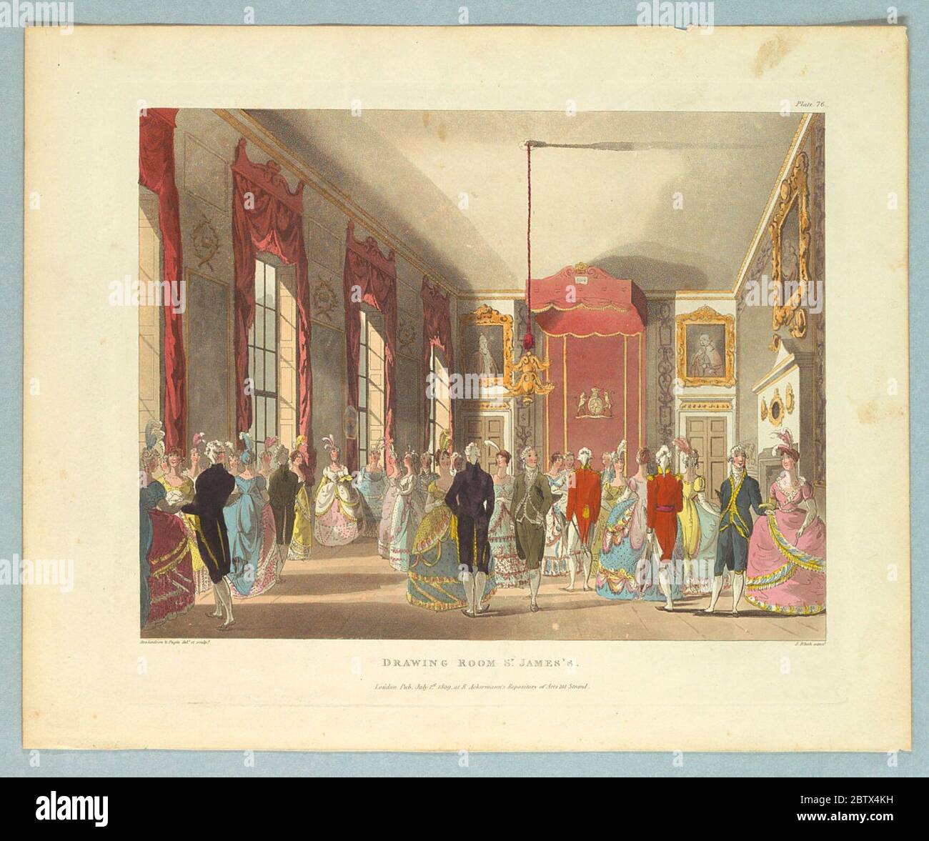 Drawing Room St Jamess from Ackermanns Repository. Research in ...