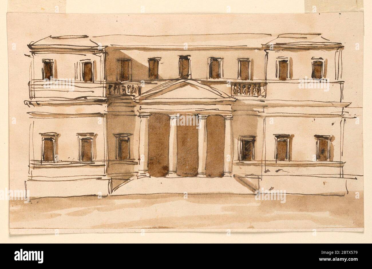 Portico doric columns hi-res stock photography and images - Alamy