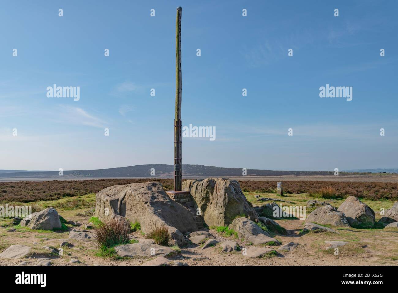Stanage Pole, Peak District National Park, England, UK Stock Photo - Alamy