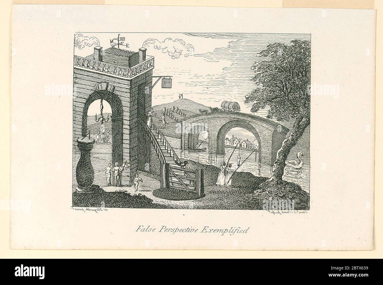 False perspective exemplified hi-res stock photography and images - Alamy