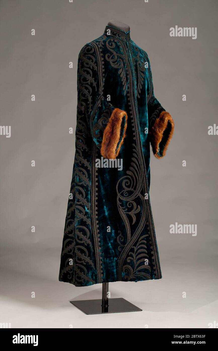 Evening coat made by Louvenia Price. This wearable work of art was ...