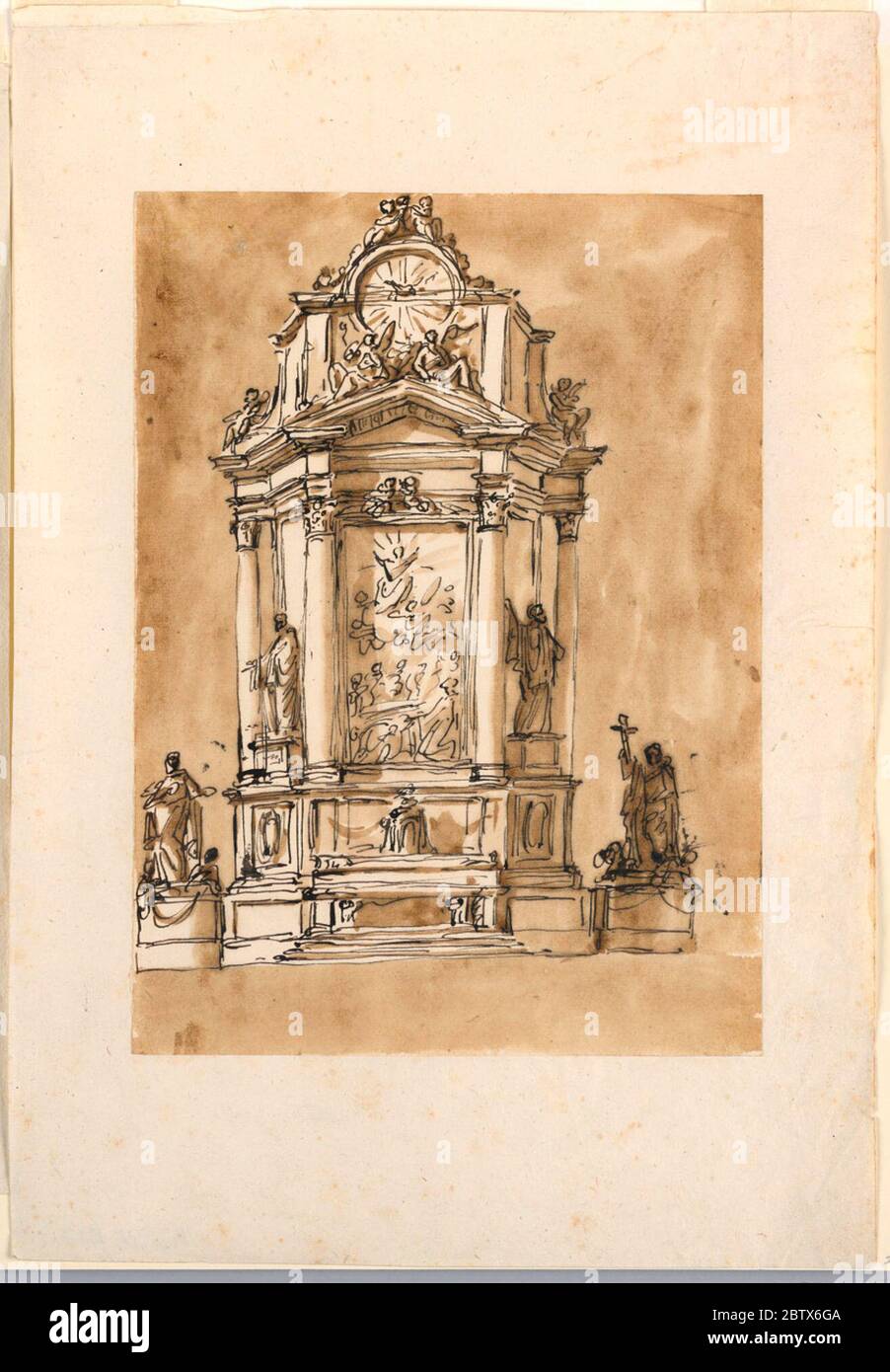 Design for a Main Altar. Research in ProgressThe plan of the retable is ...