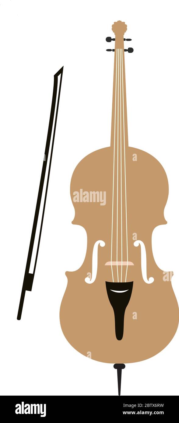Violin musical instrument Stock Vector Images - Alamy