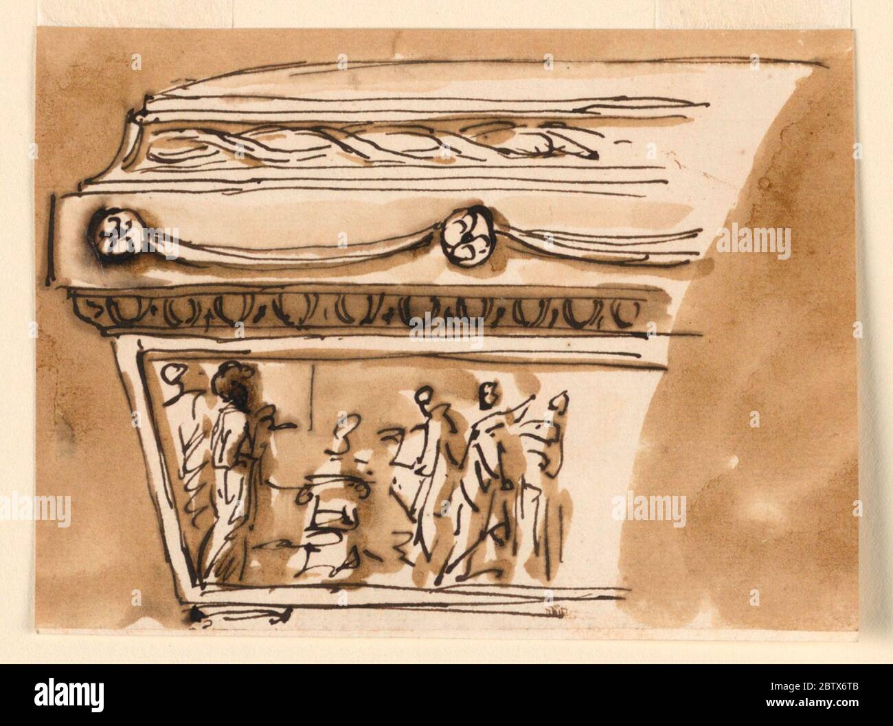Design for a Sarcophagus. Research in ProgressShown is the left upper ...