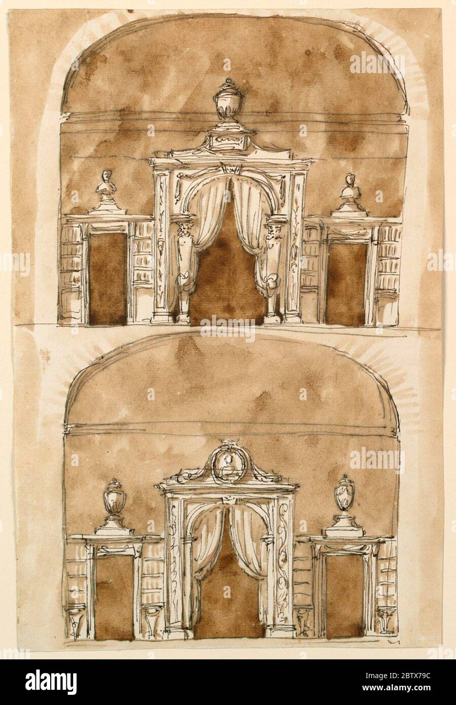 Designs for Bedroom Alcove Wall Elevations. Research in ProgressThe ...