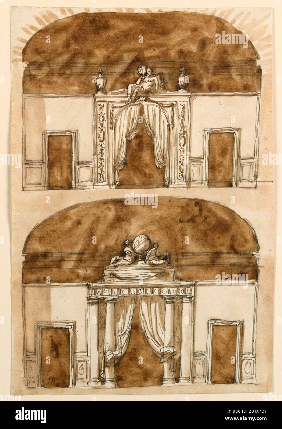 Designs for Bedroom Alcove Walls. Research in ProgressThe alcove has ...