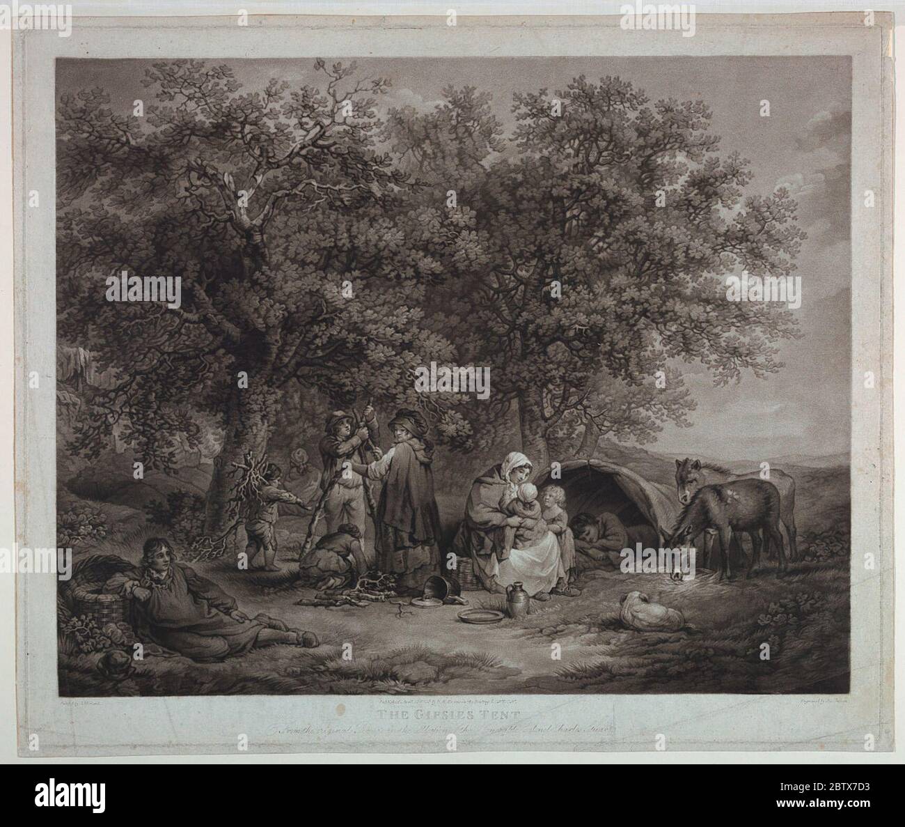 The Gipsies Tent. Research in ProgressGypsies camping at the border of ...