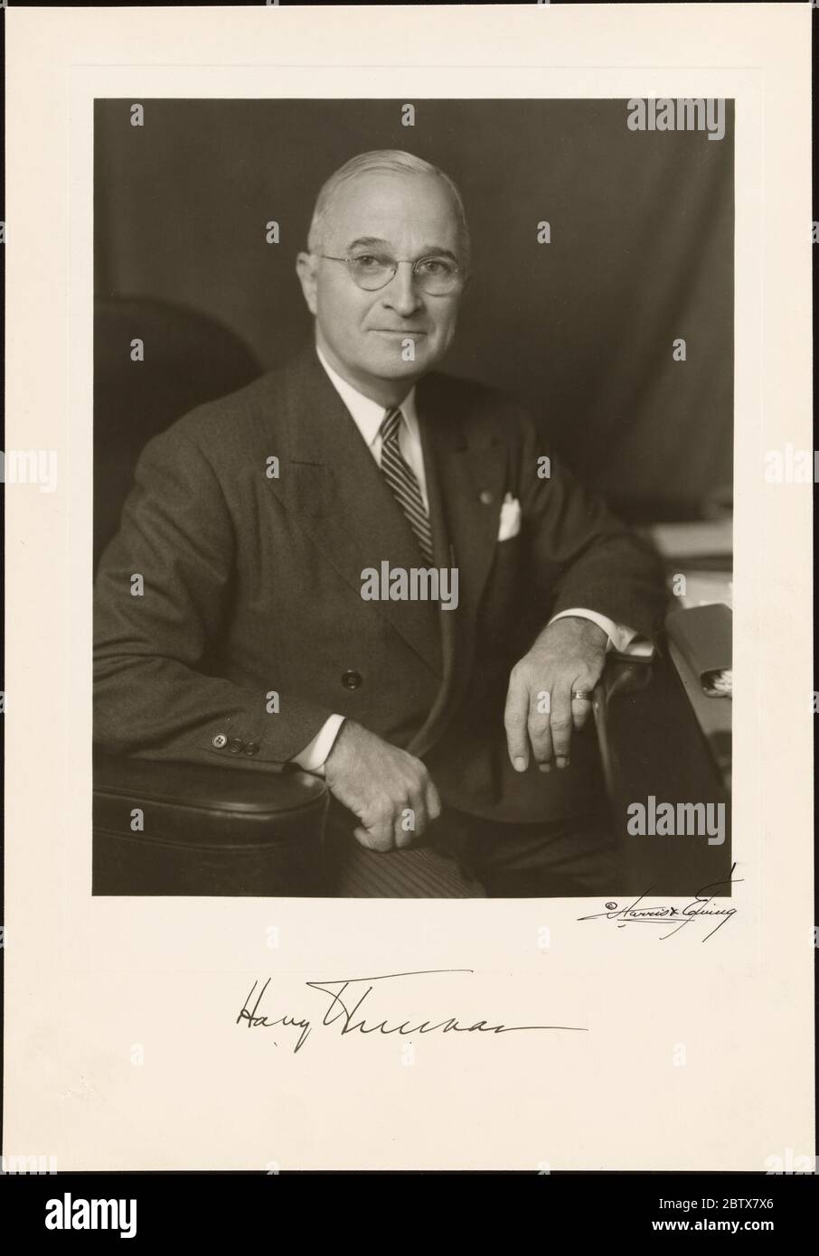 Harry S Truman Stock Photo - Alamy