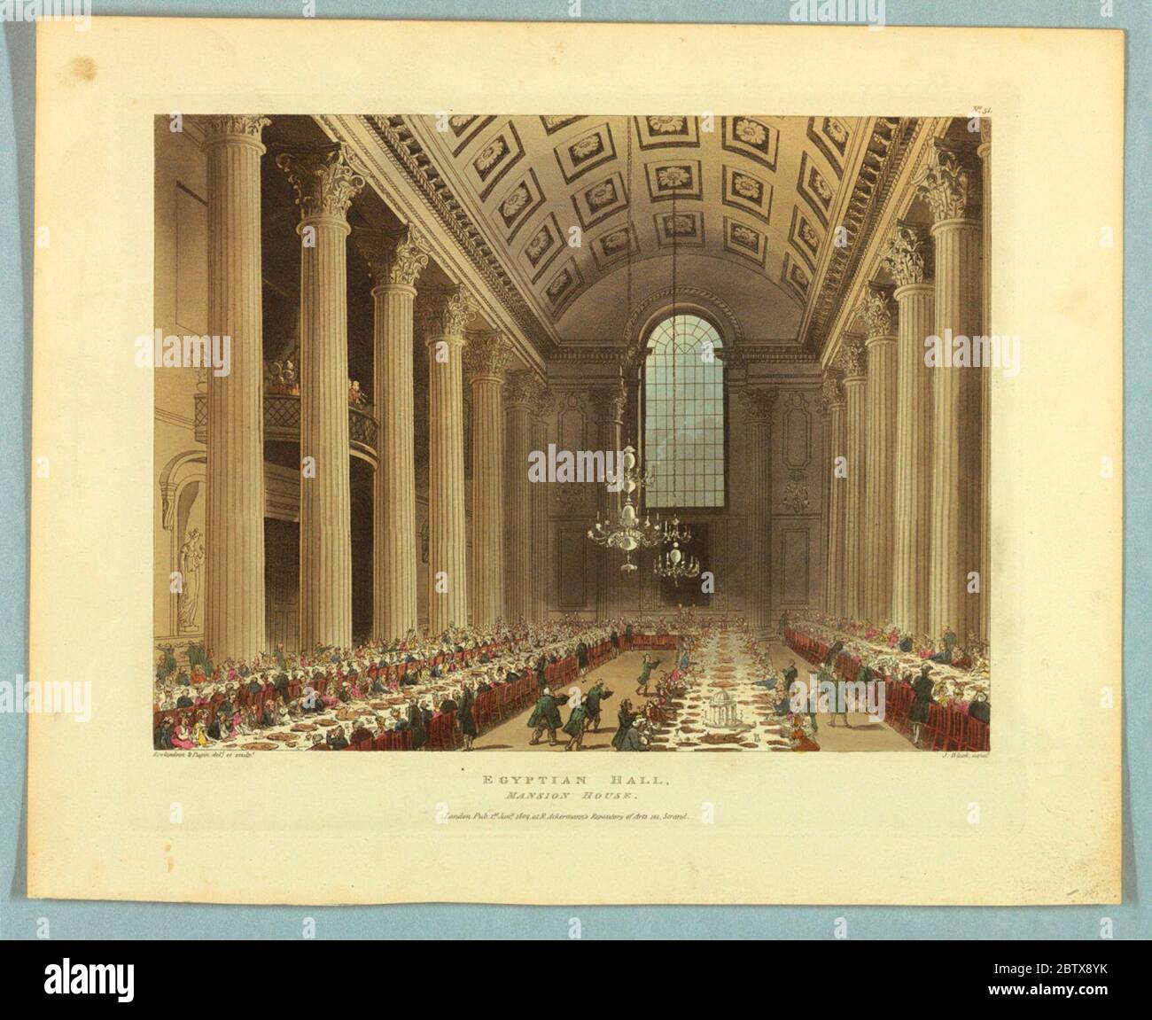 Egyptian Hall Mansion House from Ackermanns Repository. Research in ...