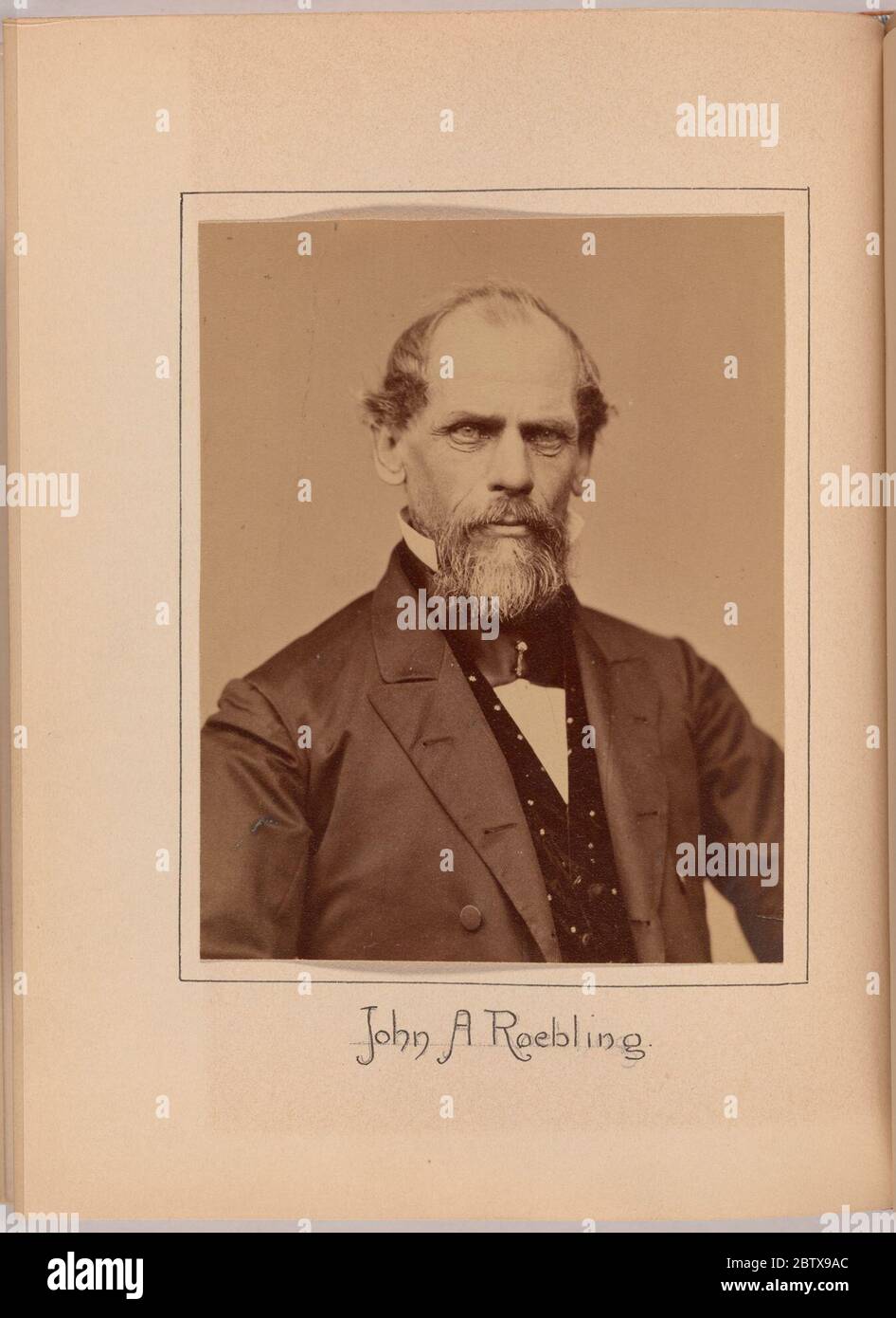 John Augustus Roebling Stock Photo - Alamy