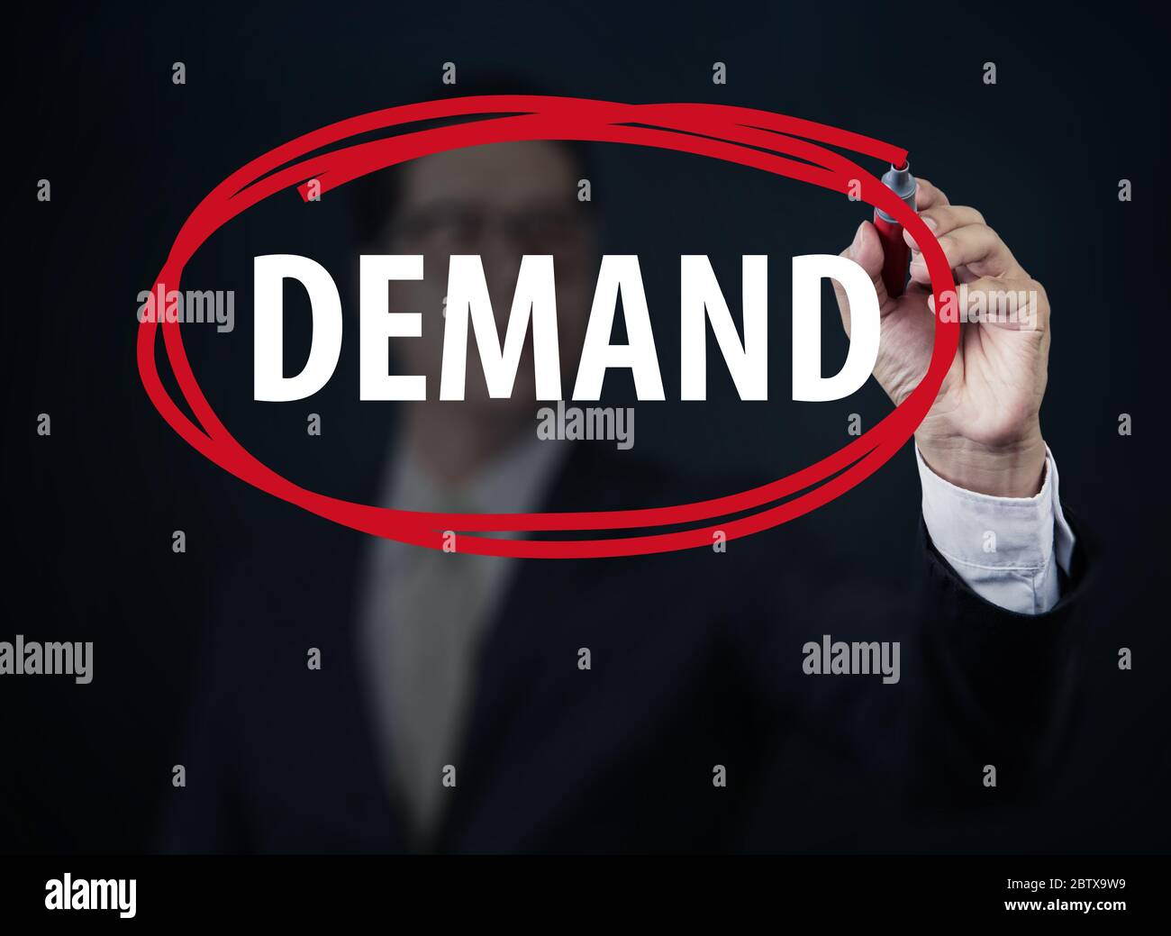 Supply and demand icon hi-res stock photography and images - Alamy
