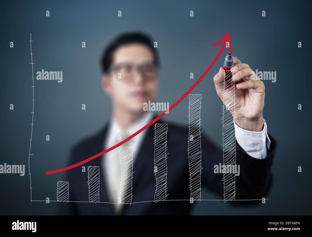 Businessman hands drawing pen hi-res stock photography and images - Alamy