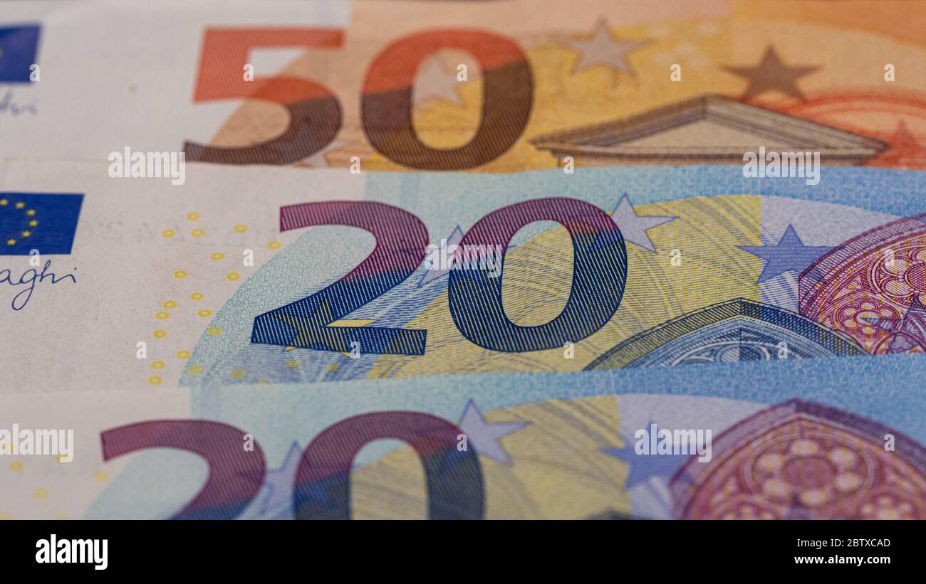 20 euro note 50 hi-res stock photography and images - Alamy
