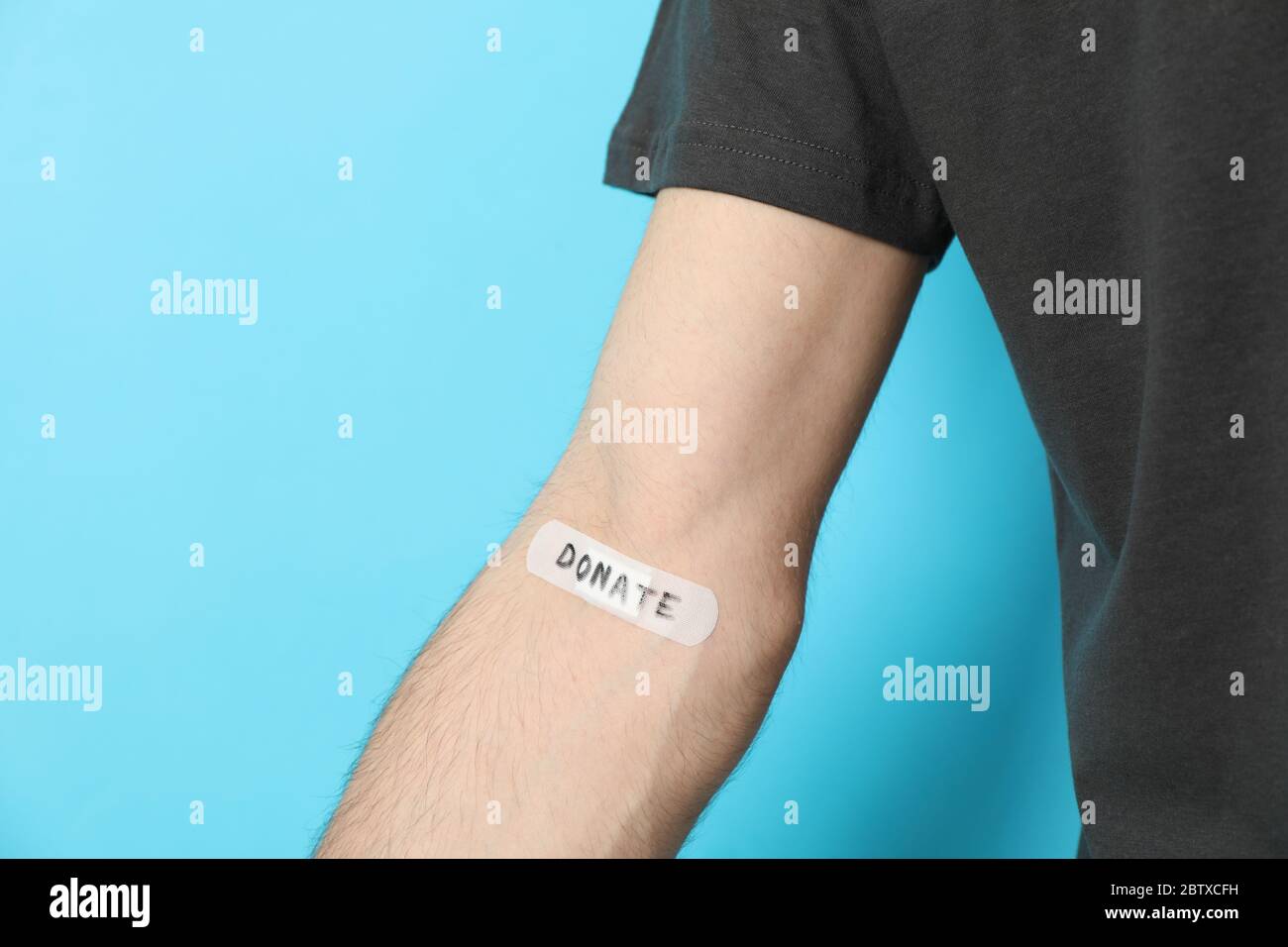 Blue plaster adhesive hi-res stock photography and images - Alamy