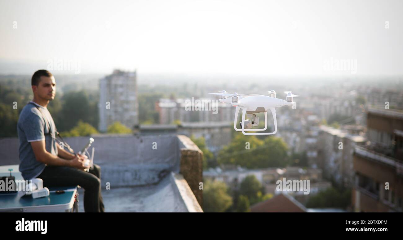 Uav drone digital camera hi-res stock photography and images - Alamy