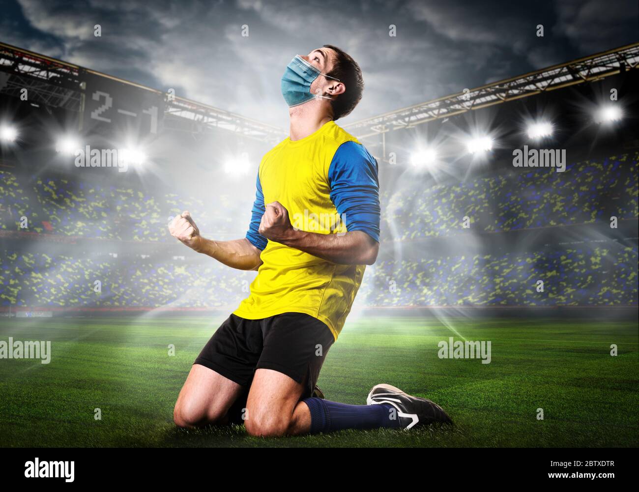 Football mask hi-res stock photography and images - Alamy